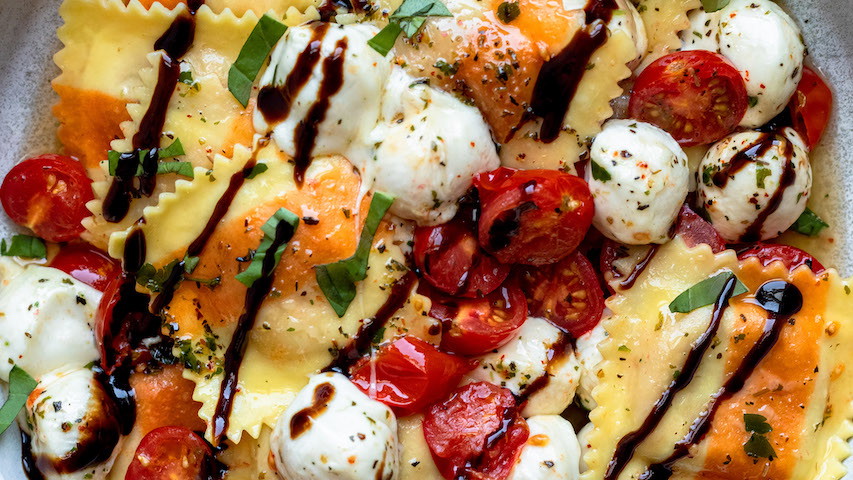 Summer Caprese Ravioli – Pat Cooks