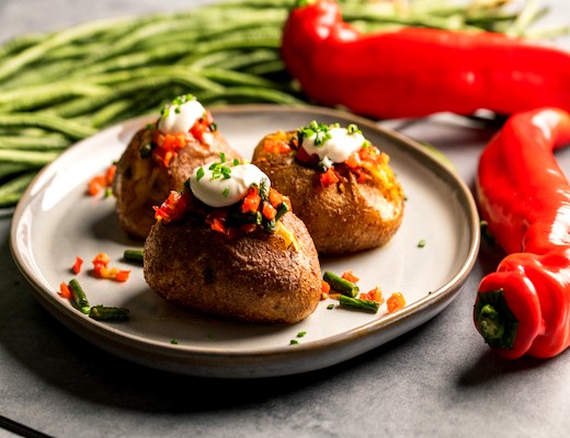 Loaded Baby Baker Russet Potatoes — Melissas Produce