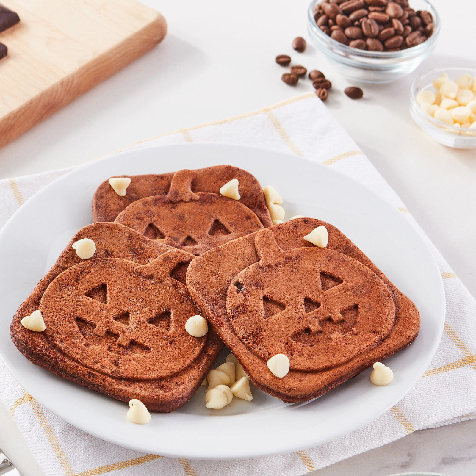 White Chocolate Mocha Waffles – Dash