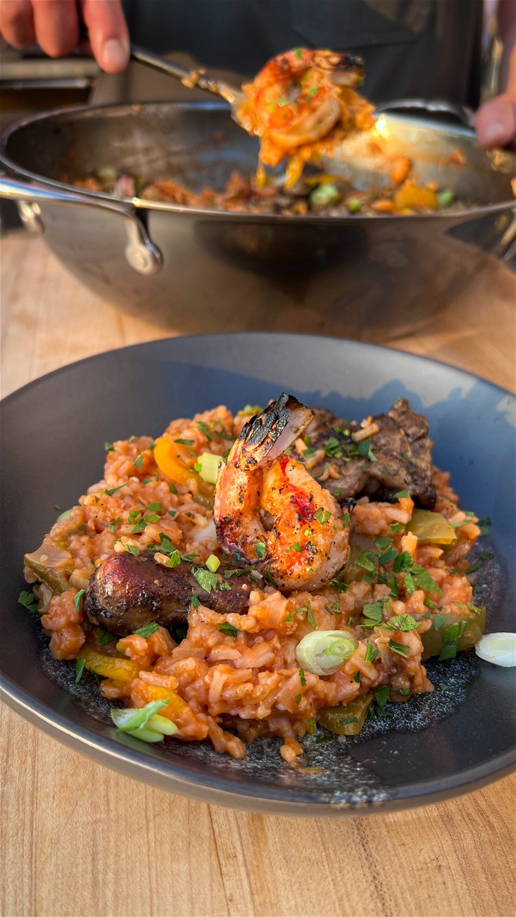 Grilled Jambalaya – Hestan Culinary