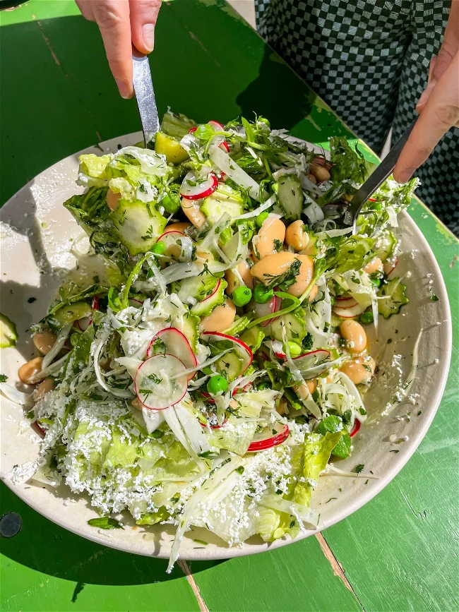 Bold Bean Co - Spring Green + Bean Salad with Ricotta