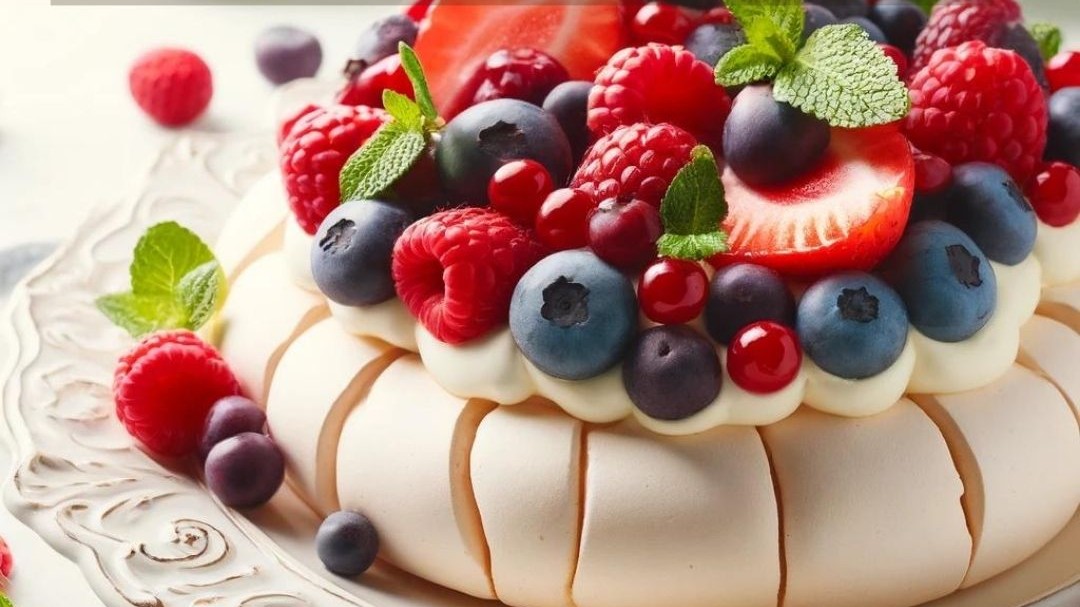 Berry Pavlova with Lemon Cream: A Light and Airy Summer Delight ...