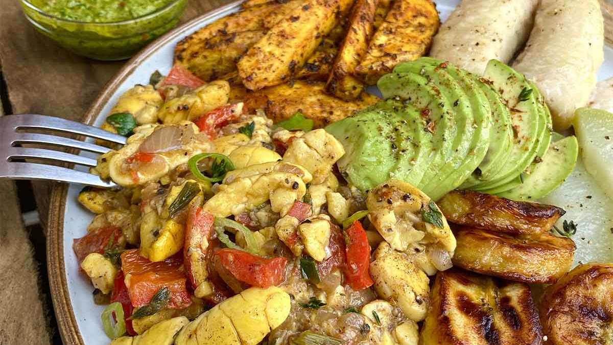 Jamaican Ackee Ackee And Salt Fish