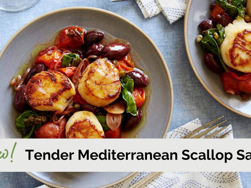 Quick Dinner Idea Mediterranean Scallops Mediterranean Shrimp And