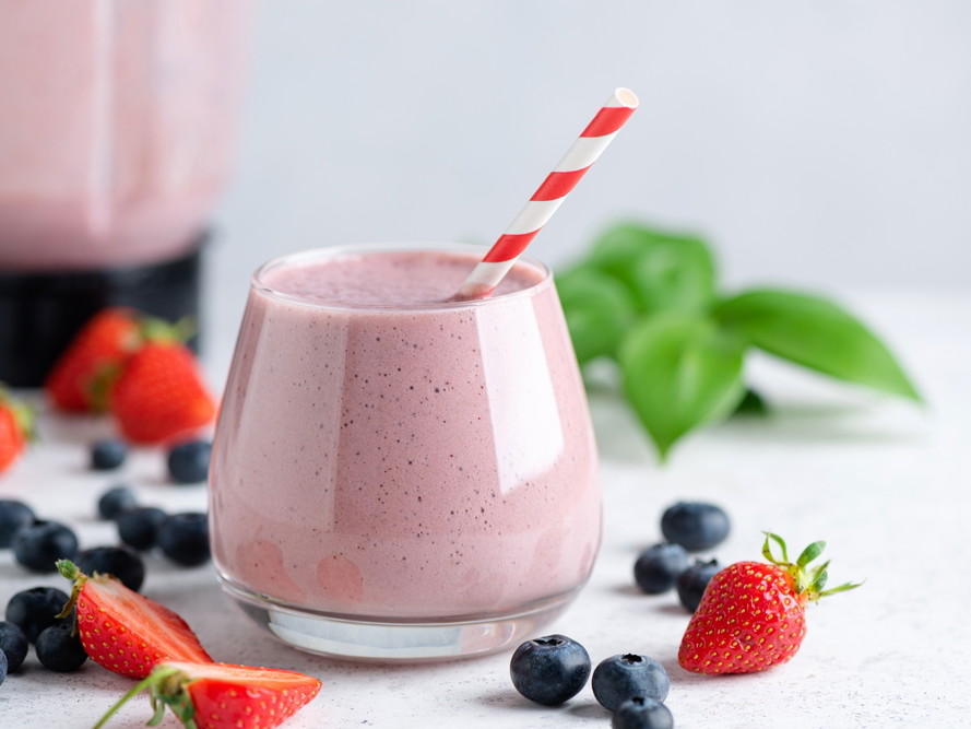 Berry Blast Shake Blueberry Blast Smoothie