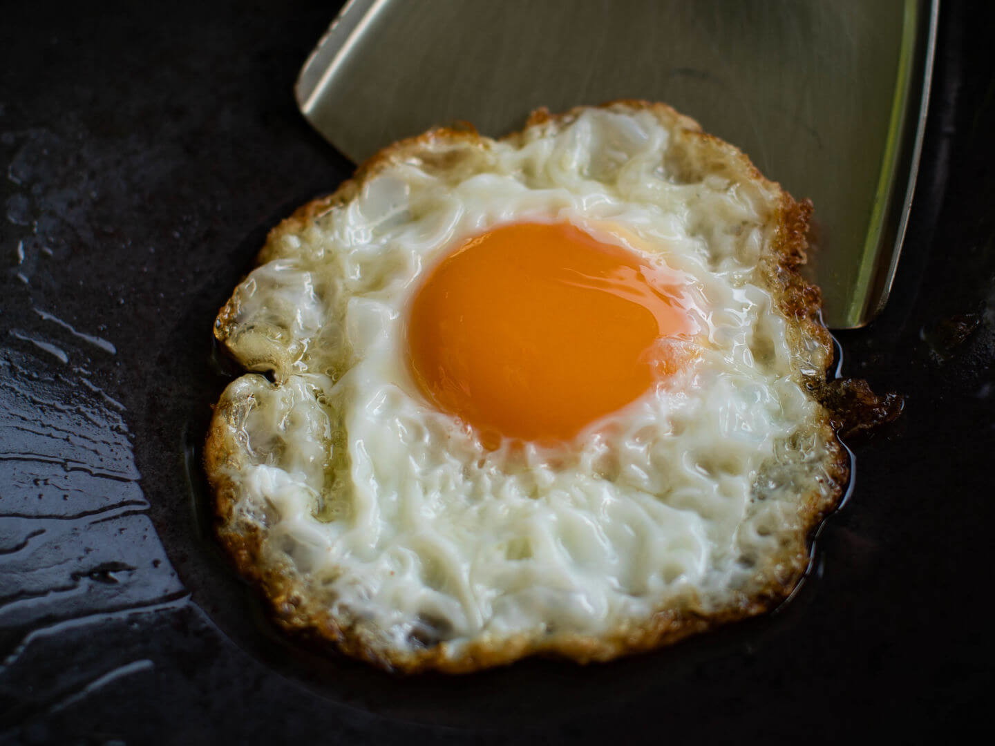 Leckere Gekochte Spiegeleier