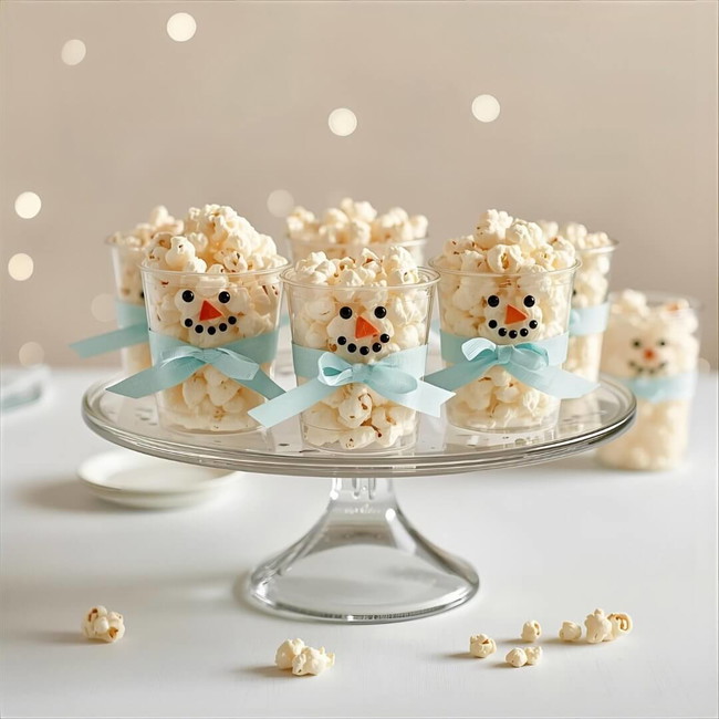 Snowman Popcorn Cups – Easy Holiday Snack Idea — Dell Cove Spices ...