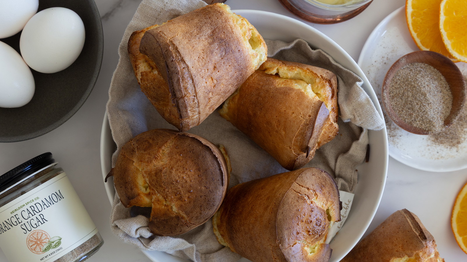 Orange Cardamom Popovers – Heirloom Spice Company LLC