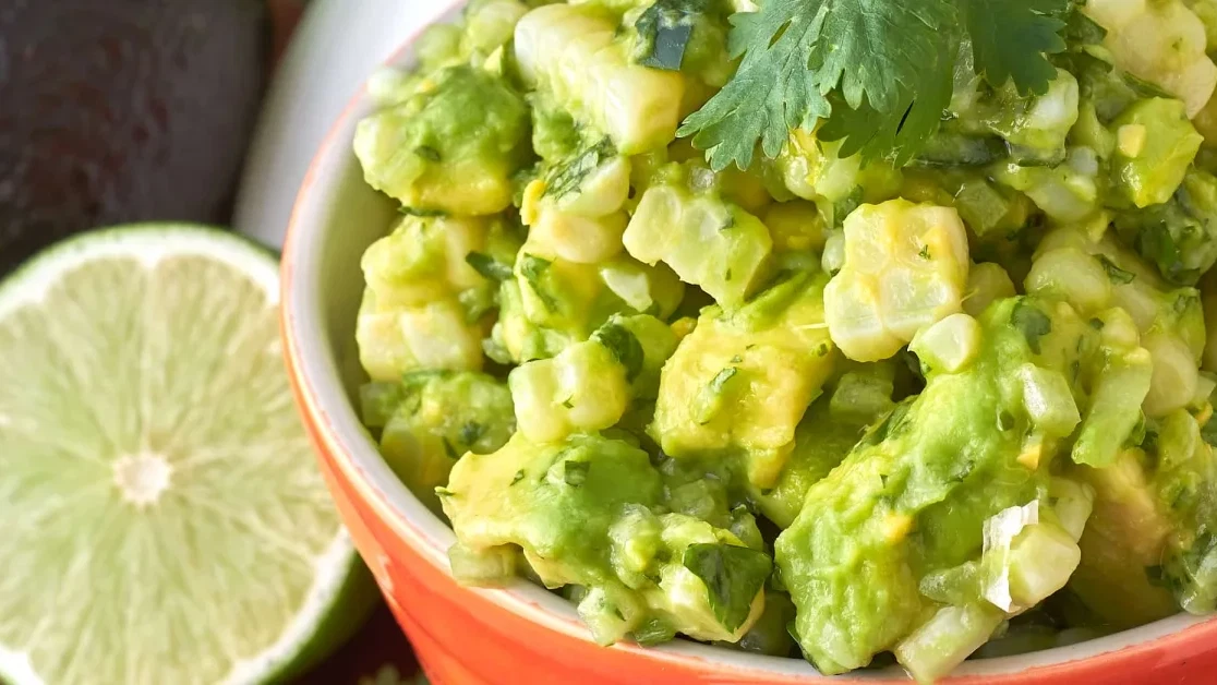 Corn & Avocado Smash | 3 ingredient, corn and avocado smash, easy ...