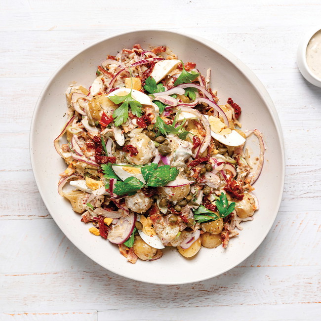 Potato, Bacon & Pickle Salad – Pepper & Me