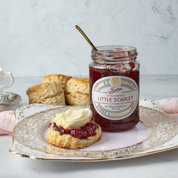 Classic Scones with Little Scarlet Strawberry Conserve – Tiptree