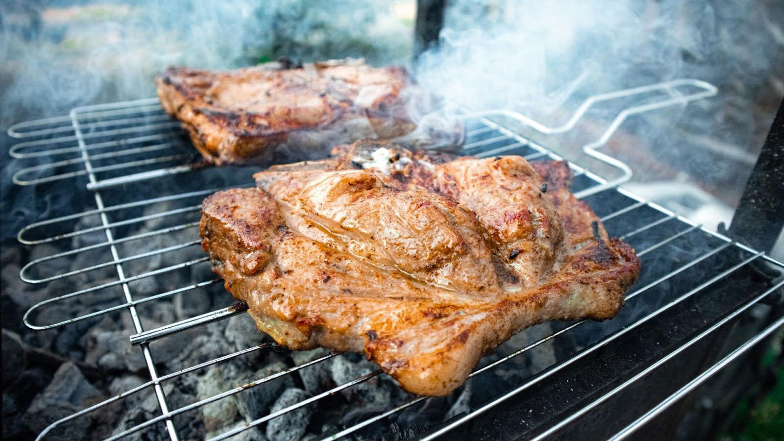 Smoked Pork Shoulder Steaks | Grill Masters Club