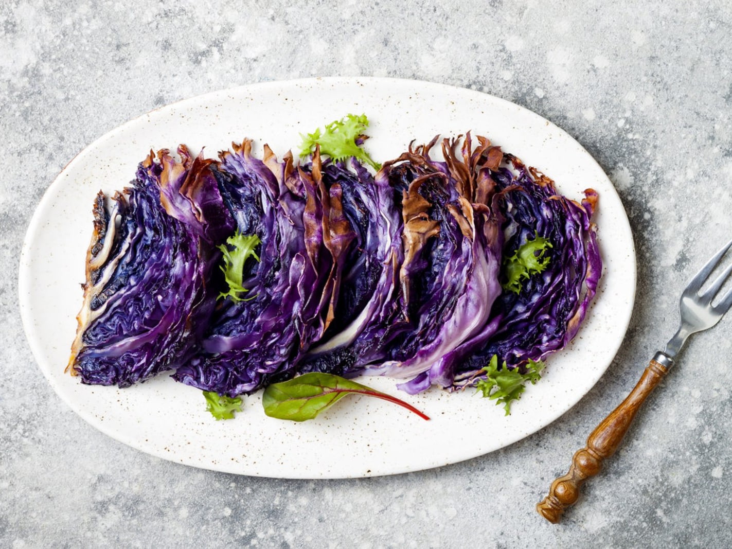 Roasted Red Cabbage